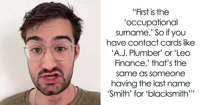 Etymologist Goes Viral By Explaining The Creation Of Last Names