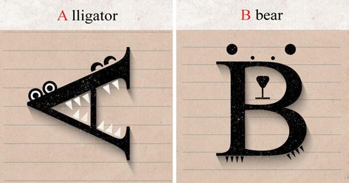 Alphabet Reimagined By This Artist Into The Animal Kingdom Through Play ...