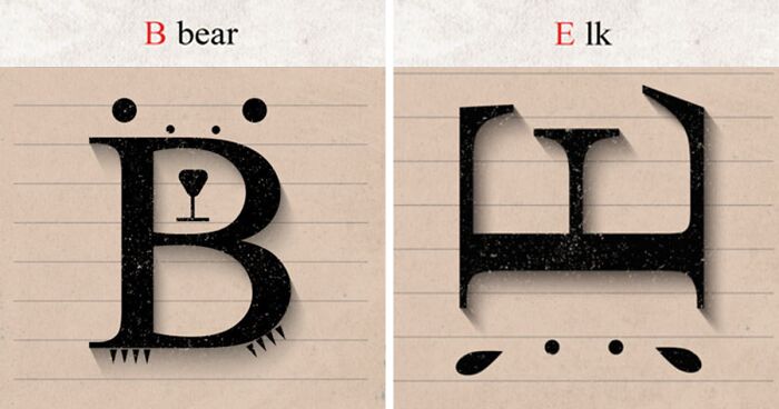 Alphabet Reimagined By This Artist Into The Animal Kingdom Through Play ...
