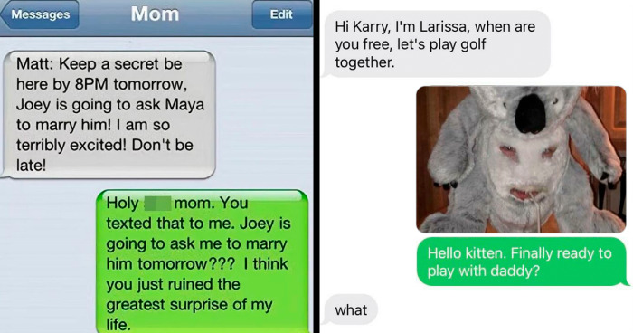 45 Hilariously Chaotic “Wrong Number” Texts (New Pics)