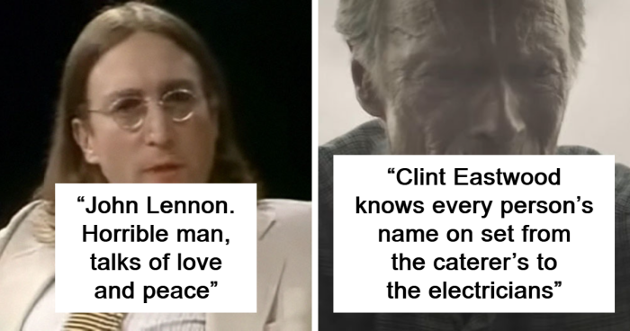 People Call Out 30 Celebrities They Claim Act Completely Different ...