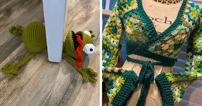 “A Dope Space For Crocheters”: 30 People Share Their Best Crochet Art