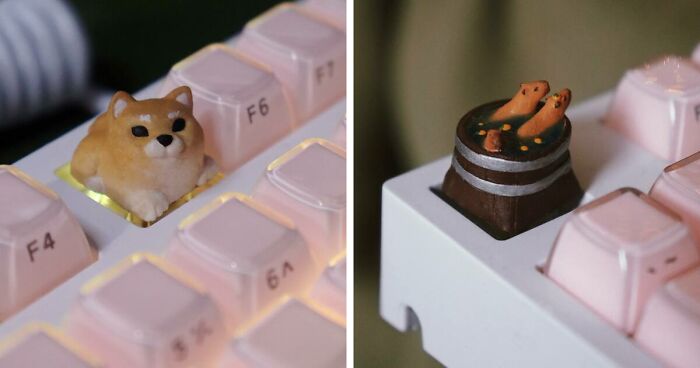 This Artist Creates Amazing Detailed Keyboard Keycaps, Here Are 21 Of ...