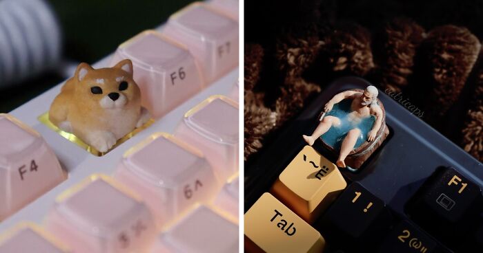 This Artist Creates Amazing Detailed Keyboard Keycaps, Here Are 21 Of ...
