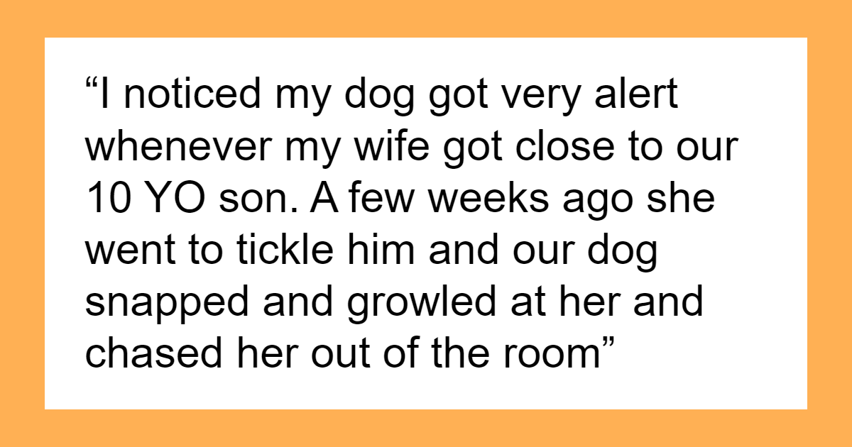Man Is Confused After Dog Snaps At His Wife For Approaching Their 10YO ...