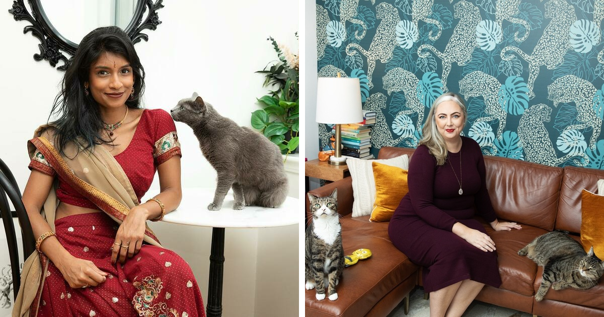 33 Women And Their Cats Breaking The ‘Crazy Cat Lady’ Stereotype ...