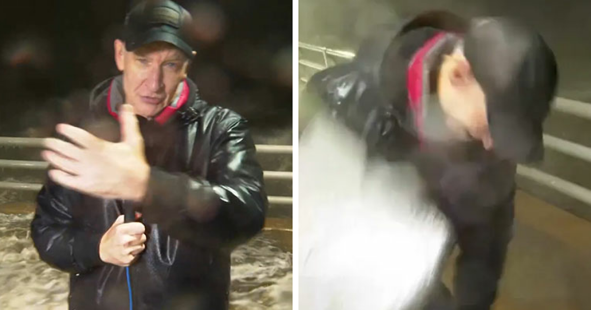 “That Wasn’t Good”: Anderson Cooper’s Face Hit By Flying Debris During ...