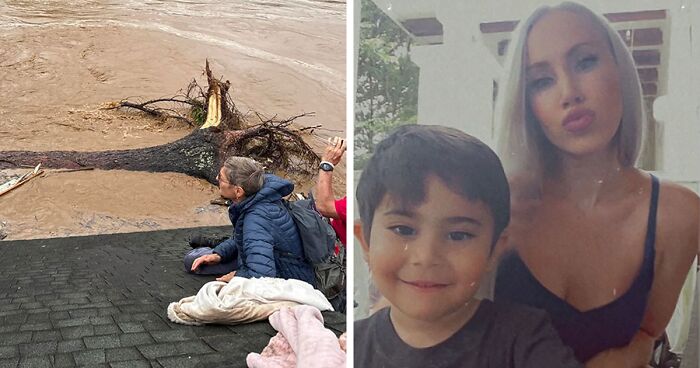 Final Photo Captures Grandparents Trapped On Roof Before Drowning With Their Grandson