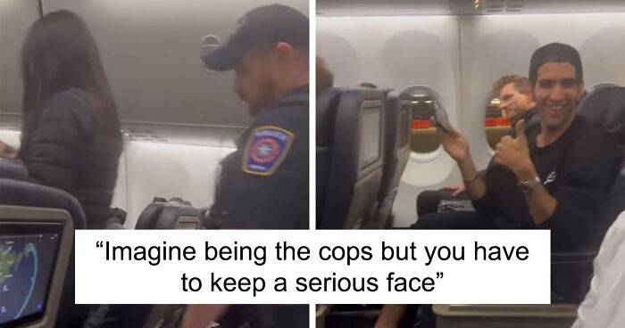 Hilarious Theme Song Accompanies Racist Woman As She’s Removed From Flight