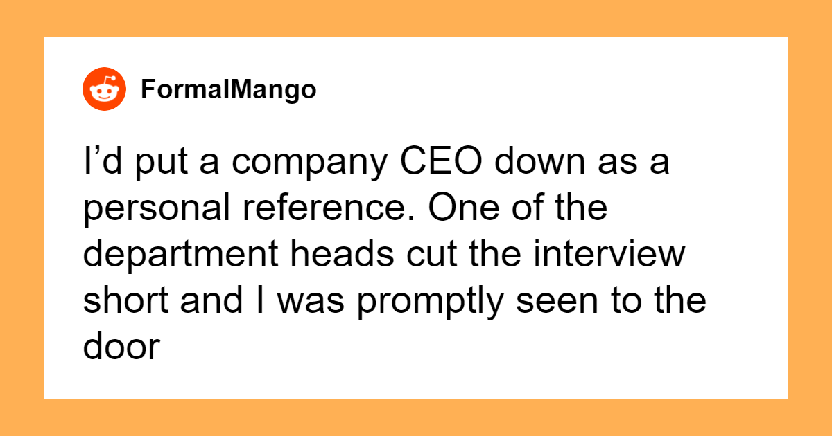 30 Job Interview Stories That Range From Hilarious To Totally Unhinged ...