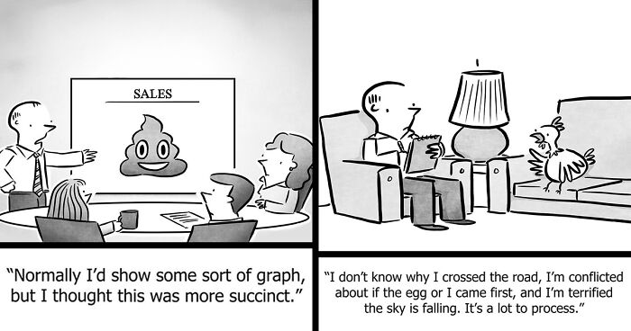 30 Witty One-Panel Comics By A Talented Cartoonist (New Pics) | Bored Panda