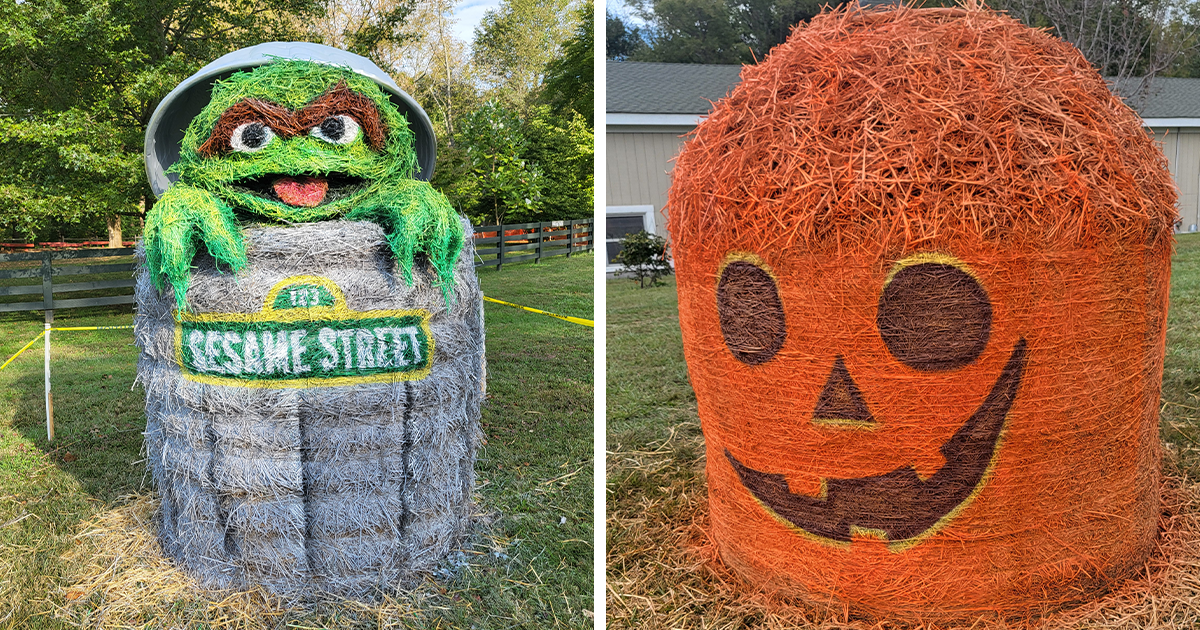 My Halloween Hay Bale Art To Brighten Your Day (12 New Pics) | Bored Panda