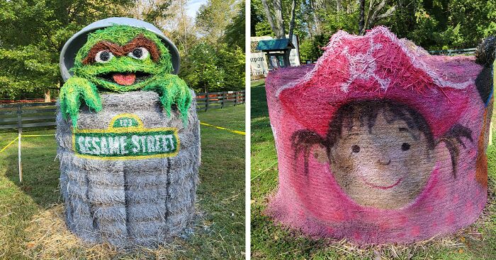 My Halloween Hay Bale Art To Brighten Your Day (12 New Pics) | Bored Panda