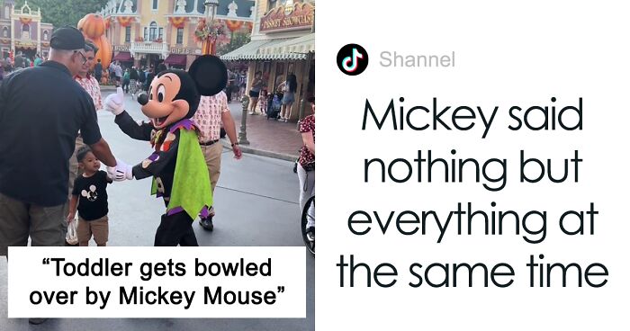 Dad’s Being Neglectful Towards Own Kid At Disneyland, Gets Unexpectedly ...