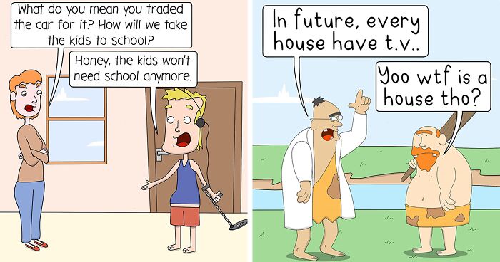 30 Hilariously Absurd Comics By Cartoonist Daniel Matheson (New Pics ...