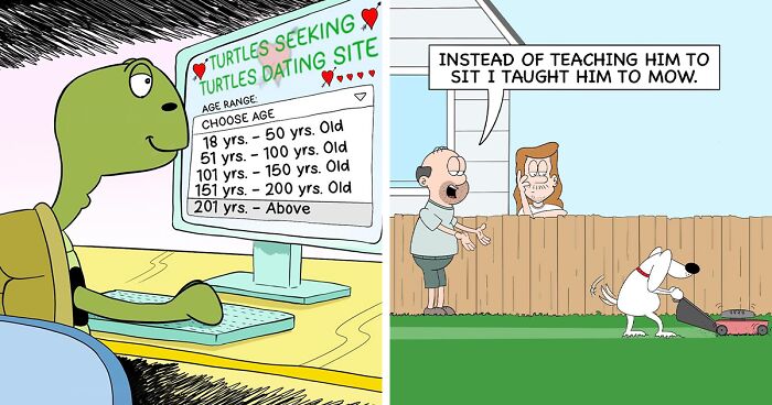 25 Single-Panel Comics About Absurd Situations By Steven Garza