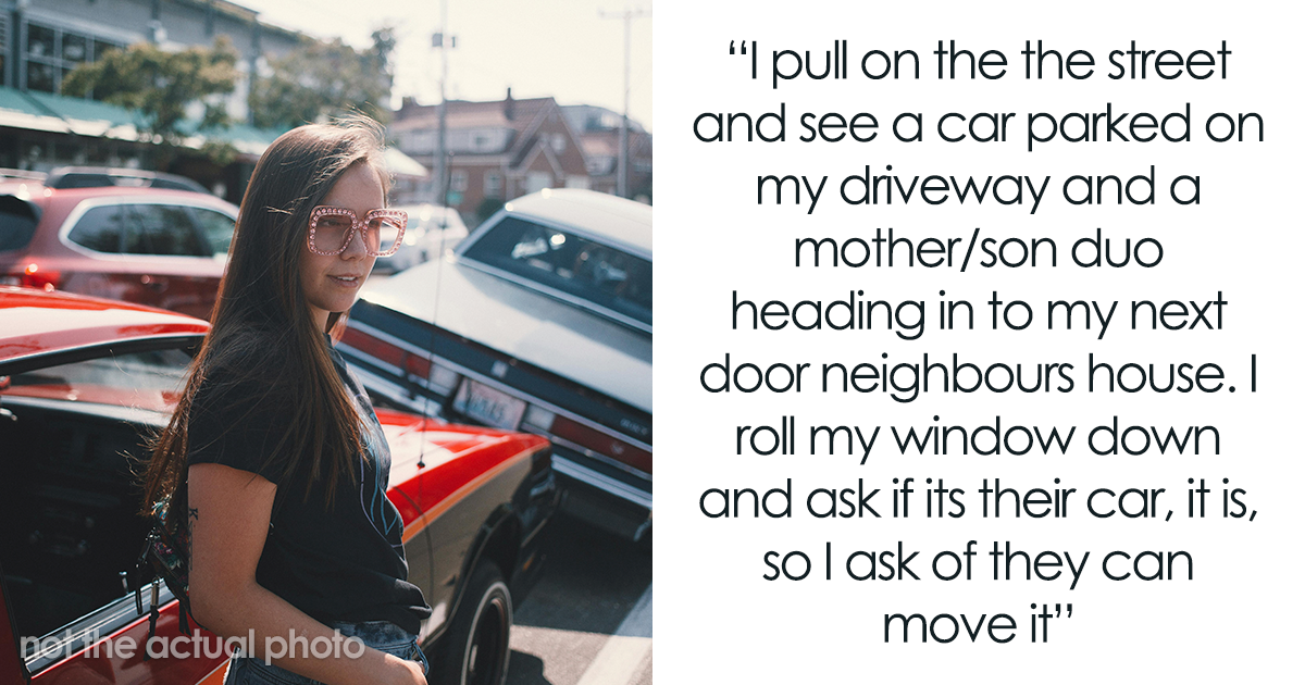 Rude Mom Blocks Driveway, Calls Homeowner “Pathetic” For Wanting To ...