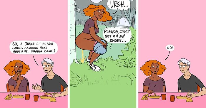 Artist Made 30 Relatable Comics About Random Happenings In Life