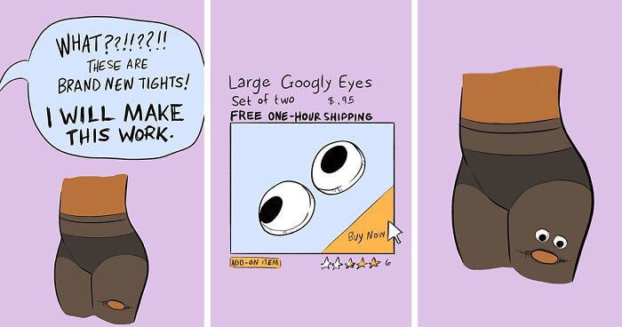 Artist Made 30 Relatable Comics About Random Happenings In Life