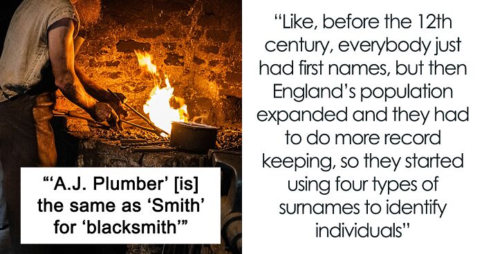 Etymologist Goes Viral By Explaining The Creation Of Last Names
