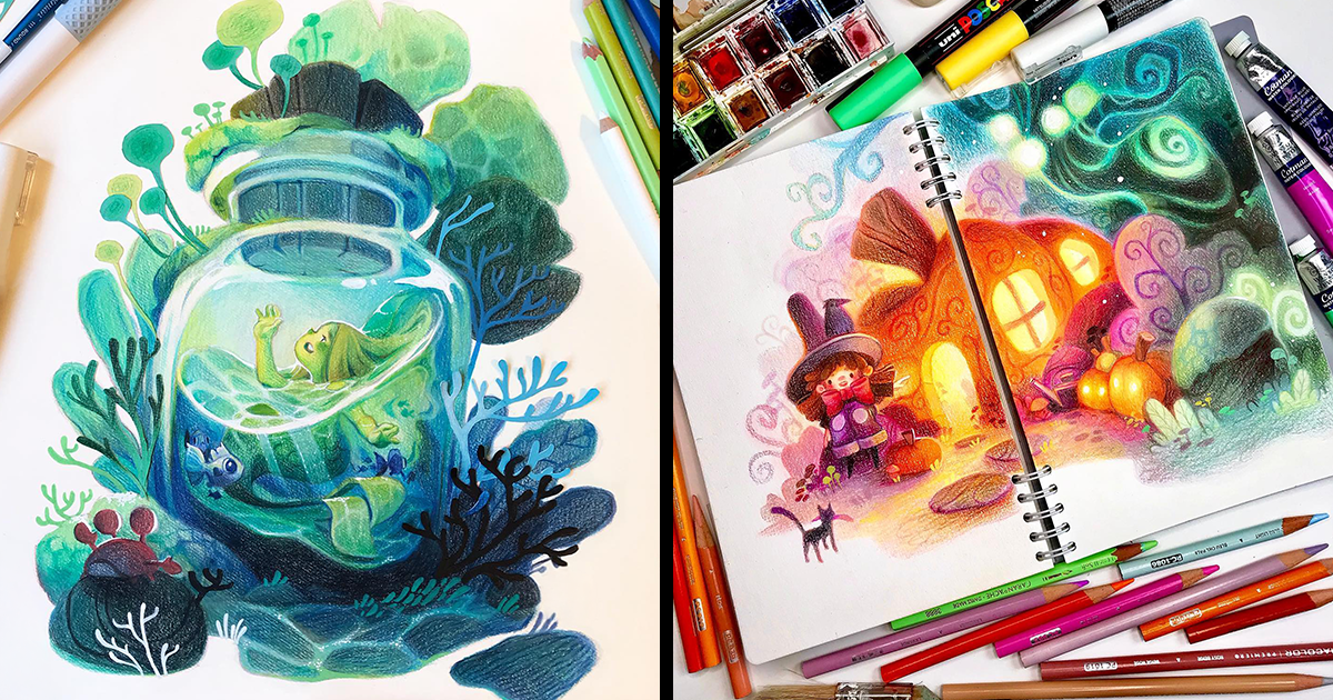 This Illustrator Brings The World Of Fantasy To Life, And Here Are Her ...