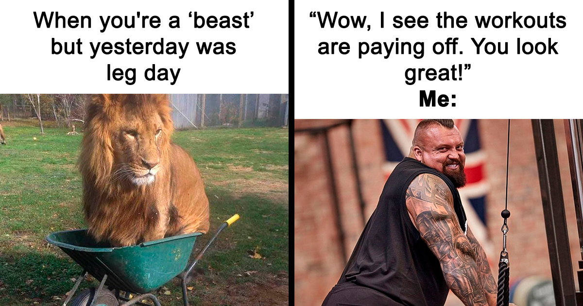30 Funny Gym Memes For Everyone Who Knows The Agony Of ‘Just One More ...