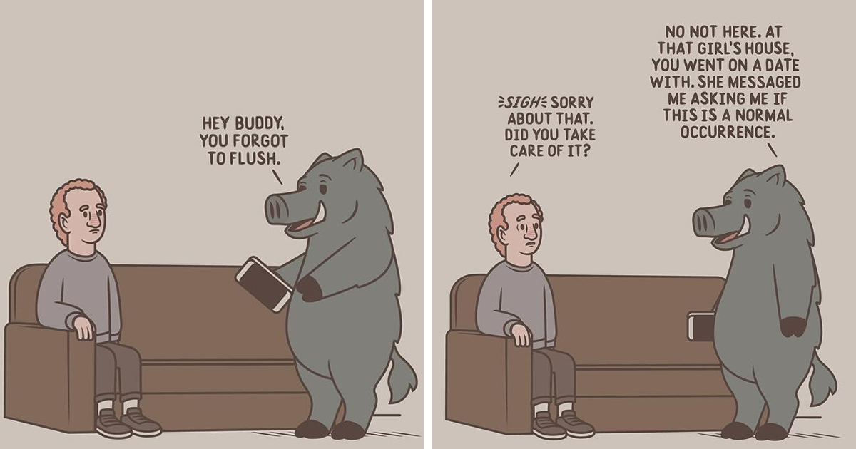 “Soup Or Salad”: 30 Quirky And Relatable Comics By Tom Mike Hill ...