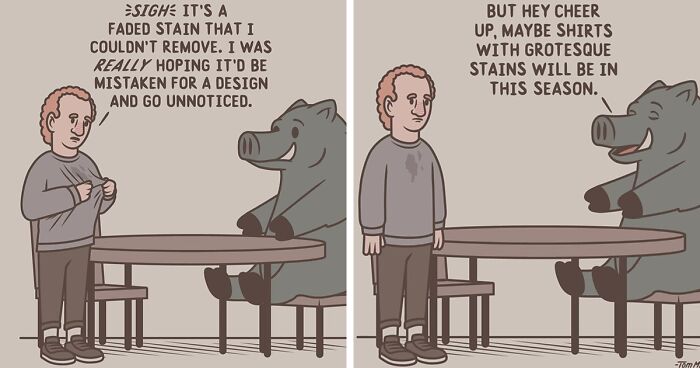 “Soup Or Salad”: 30 Quirky And Relatable Comics By Tom Mike Hill ...