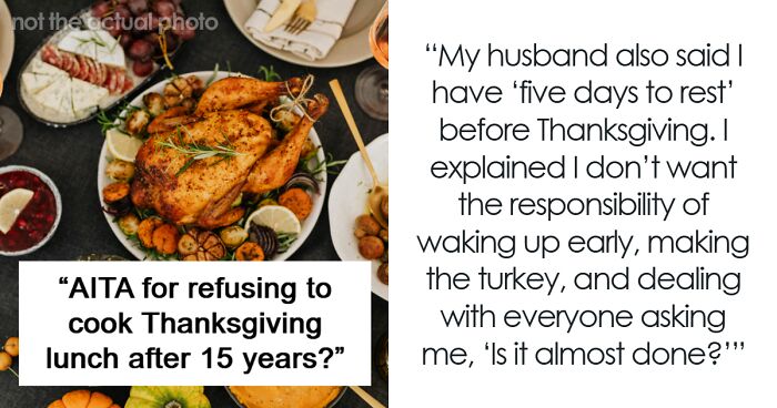 Burned-Out Woman Asks For Advice After Refusing To Cook Thanksgiving ...