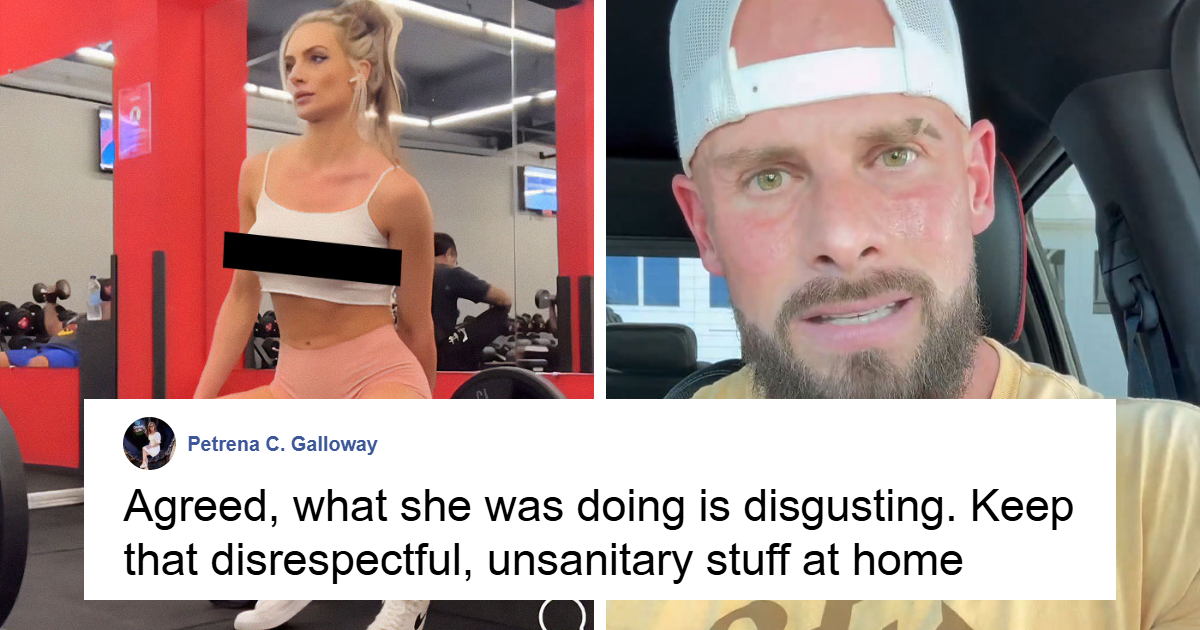 “Disgusting”: Bodybuilder Joey Swoll Slams OF Model For Grinding On Barbell In A Gym | Bored Panda