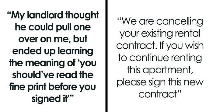 “You Should’ve Read The Fine Print Before You Signed”: Landlord Fails ...
