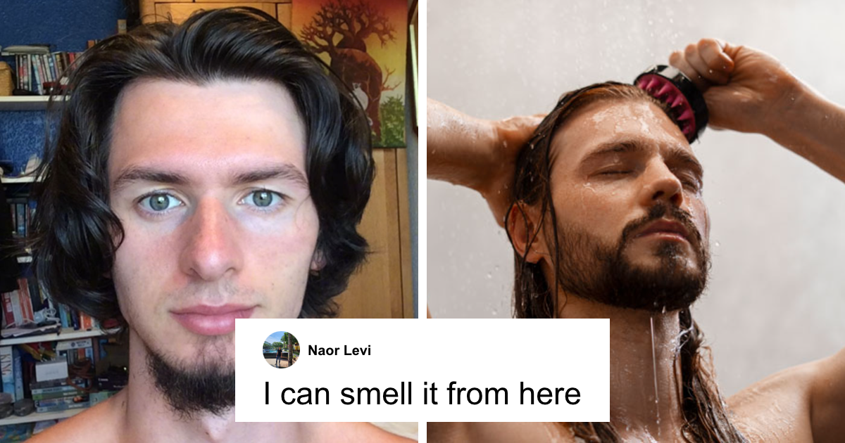 “I Can Smell It From Here”: Man Who Hasn’t Used Shampoo For 8 Years ...