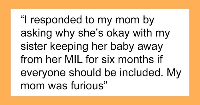 MIL Freaks After Woman’s Decision: “We Didn’t Want Her To Meet The Baby” | Bored Panda
