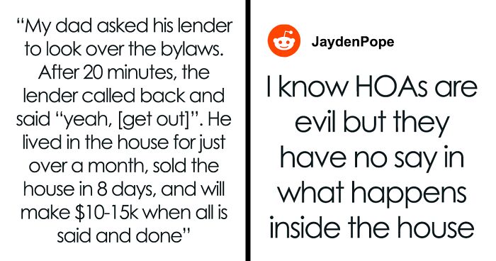 Dad Sells New House After Just 6 Weeks, Says The Invasive HOA Rules ...
