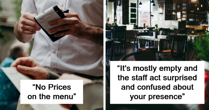 “I Am Not Eating Here, We Need To Leave”: 30 Red Flags In Restaurants