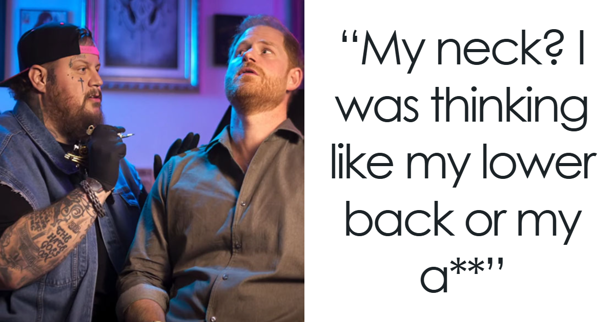 “Ego Driven”: Prince Harry Gets Neck Tattoo From Jelly Roll In New ...