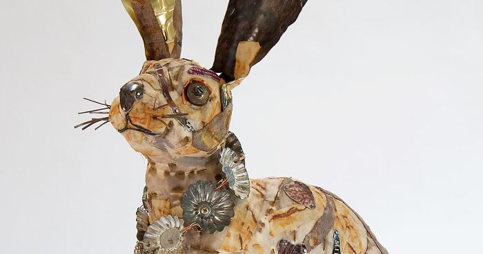 This Artist Repurposes Scrap Metal, Discarded Objects, And Textile Into ...