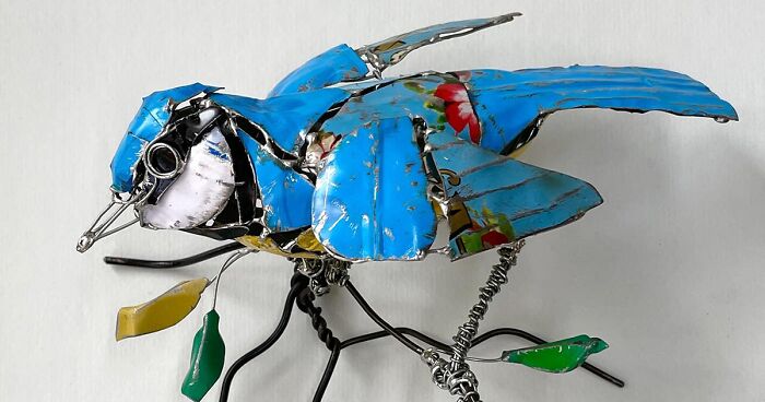 This Artist Repurposes Scrap Metal, Discarded Objects, And Textile Into ...