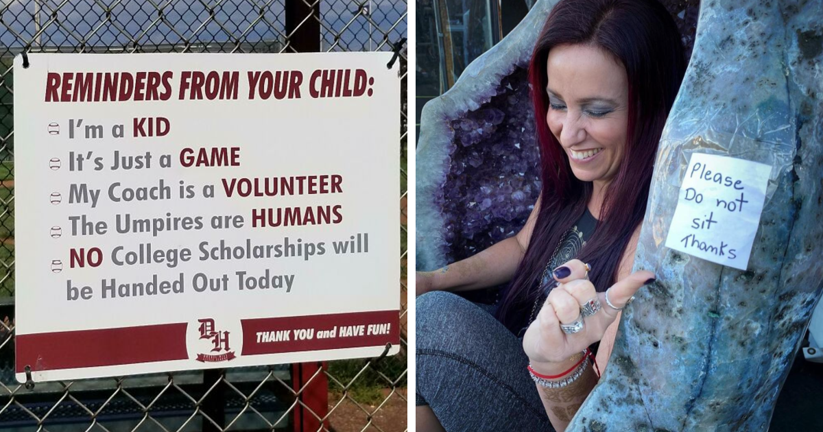 30 Signs That Exist Because Some People Just Can’t Behave (New Pics ...