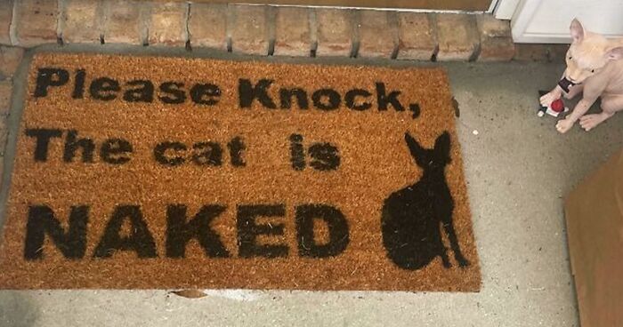 35 Times People Saw Some Really Amusing Or Witty Doormats And Couldn’t ...