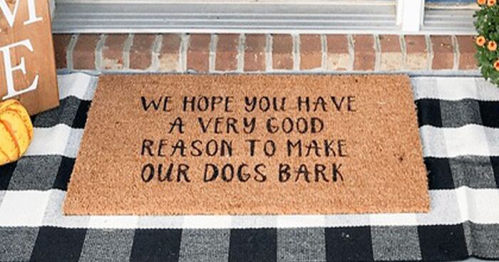 35 Times People Saw Some Really Amusing Or Witty Doormats And Couldn’t ...