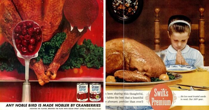 Back To The Past: 30 Intriguing Vintage Thanksgiving Ads And Commercials