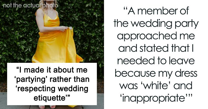 “Incredibly Embarrassed”: Woman’s Dress Changes Color At The Wedding ...