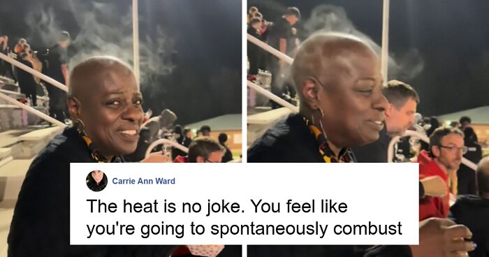 Video Of Steam Rising From Woman’s Head Due To Menopause Sparks Empathy ...