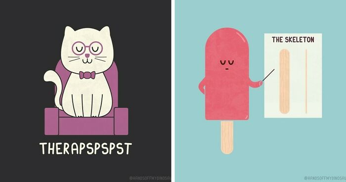 37 Quirky Pun Illustrations By Teo Zirinis And Their Hilarious Twists (New Pics) | Bored Panda