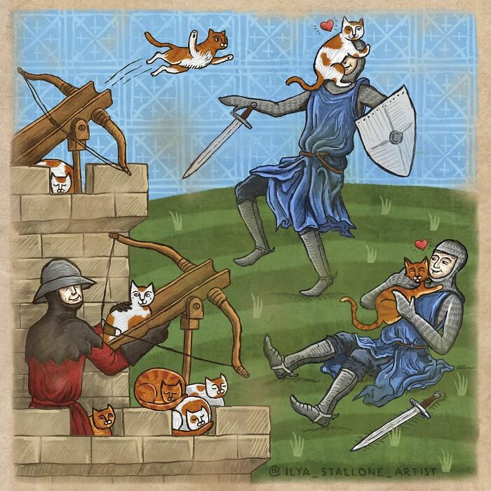 Medieval Humor, Modern Problems: 17 Comics That Are…