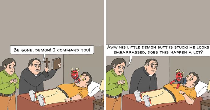 40 Twisted Comics That Might Leave You Laughing By ‘Just A Couple Comics’