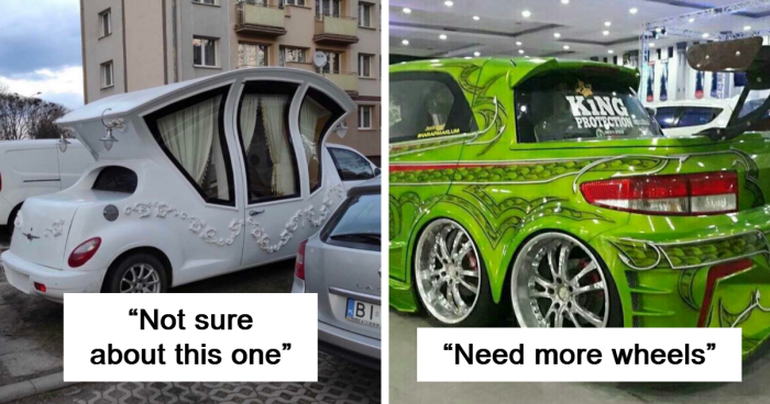 30 Hilarious Car Mod Fails That Turned Dream Rides Into Roadside Jokes ...