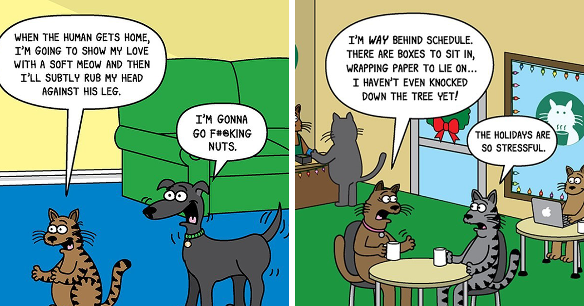 38 Funny Comics By Scott Metzger That Only Cat And Dog Owners Might ...