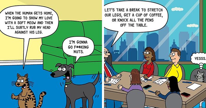 38 Funny Comics By Scott Metzger That Only Cat And Dog Owners Might ...